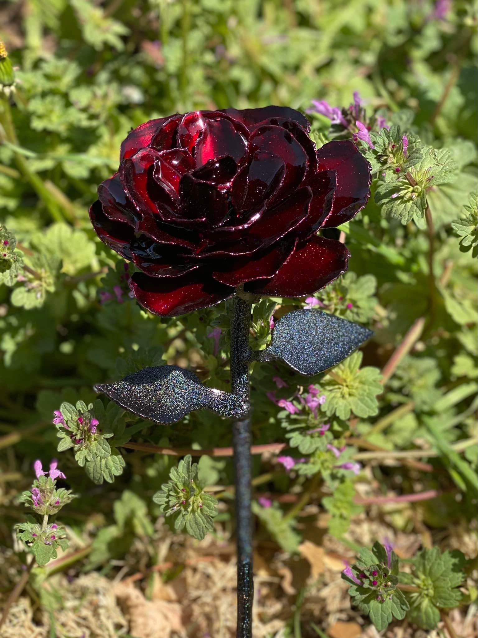 Roses, flowers and bowls – Greg Graham Metal Works